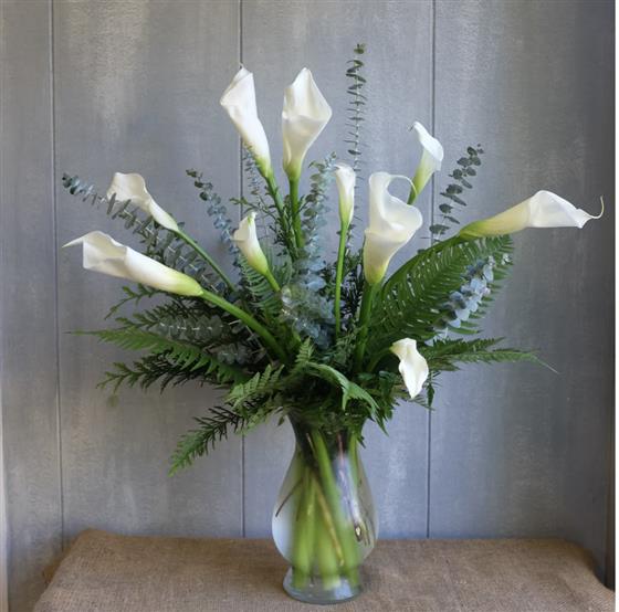 Calla lilies bouquet store